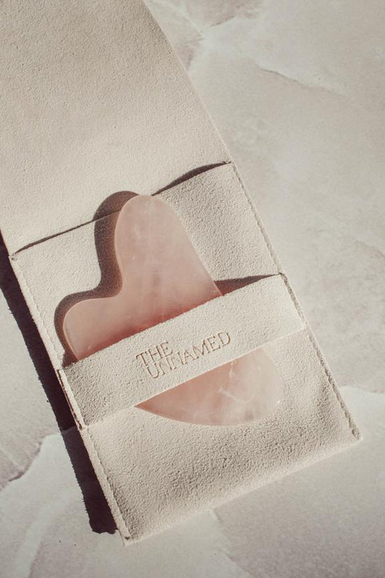 The Unnamed Facial Gua Sha Ritual Set – Meditate & Exfoliate